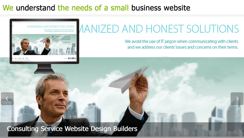 Consulting Service website designer